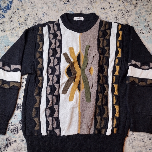 Sweaters | Vintage Coogi Inspired Sweater Womens Med | Poshmark